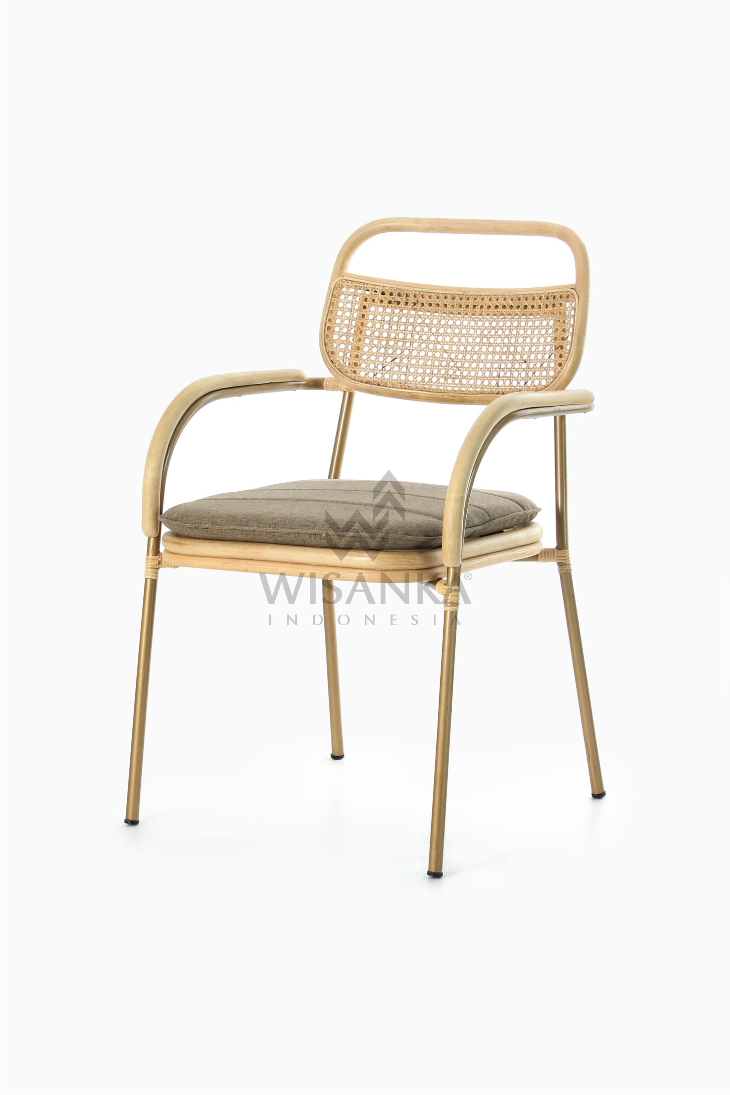 Akina Rattan Dining Arm Chair Natural Rattan Furniture Wholesale